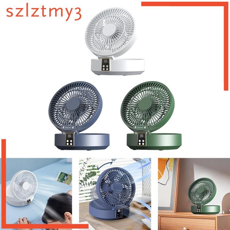 [szlztmy3] Portable Fan with Light Desktop Fans for Office Quiet ...