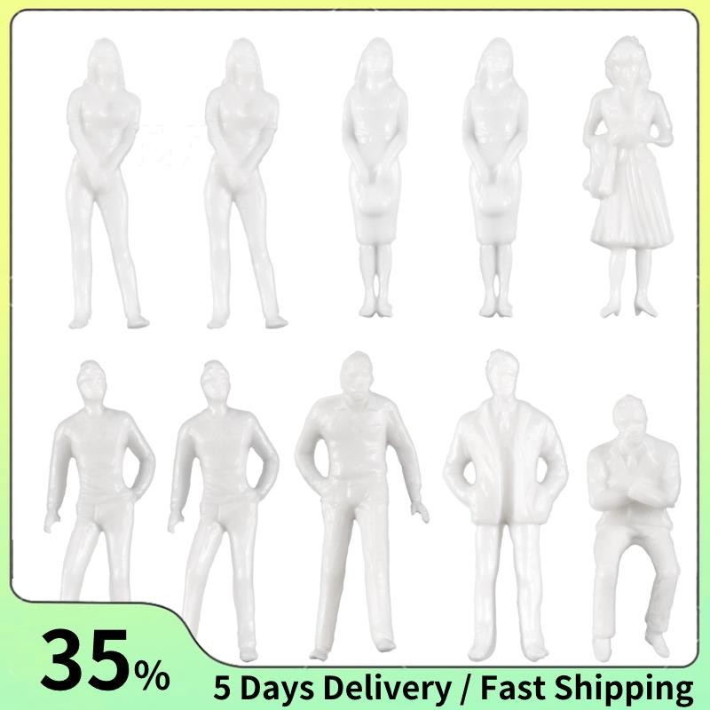 1:50 White Figures Architectural Model Human Scale HO Model Plastic ...