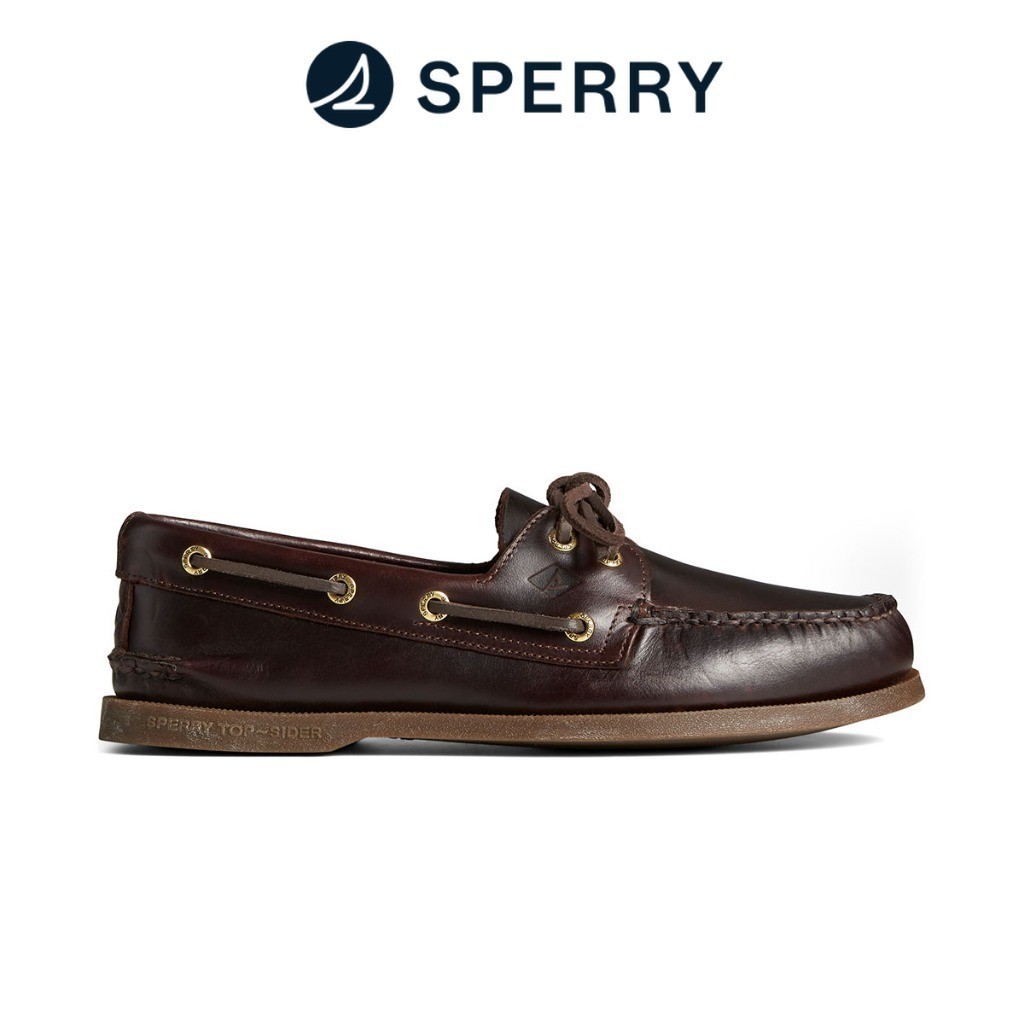 Sperry Men s Authentic Original 2 Eye Boat Shoes Amaretto 0195214 Shopee Singapore