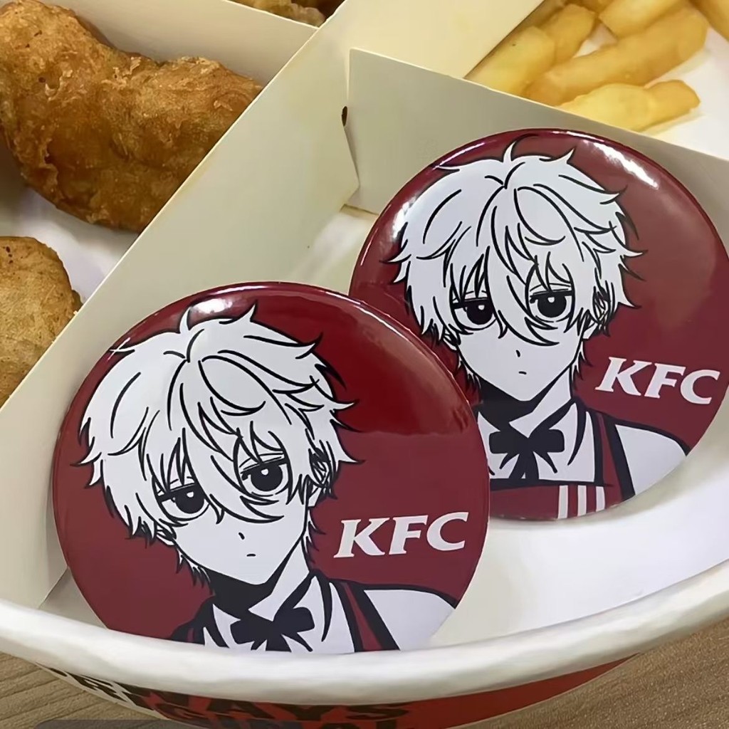 Nagi Seishiro KFC Badge Blue Lock Anime Goods Collection Bag ...