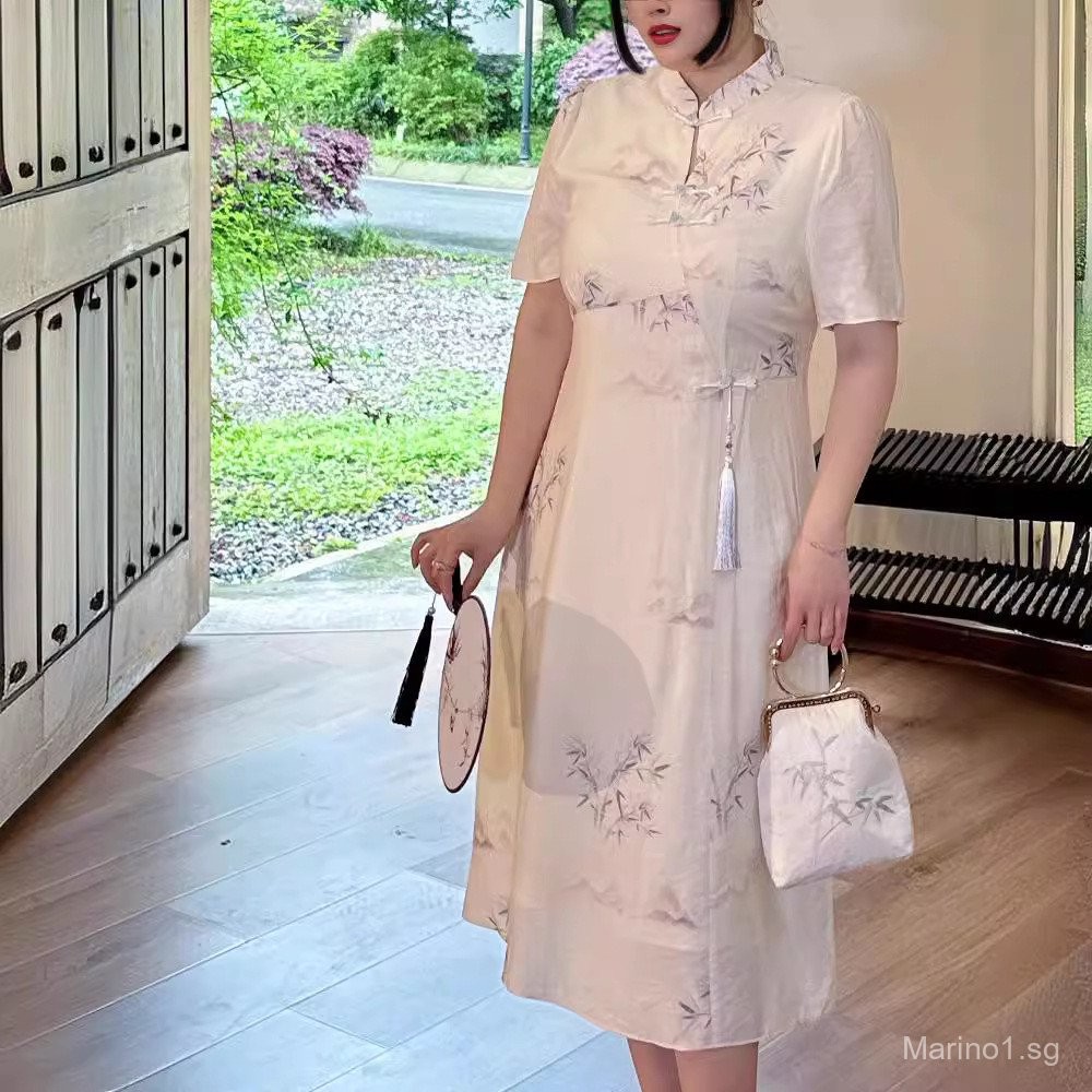 Cheongsam dress plus size chinese new year cny dress clothes 2025 旗袍 ...