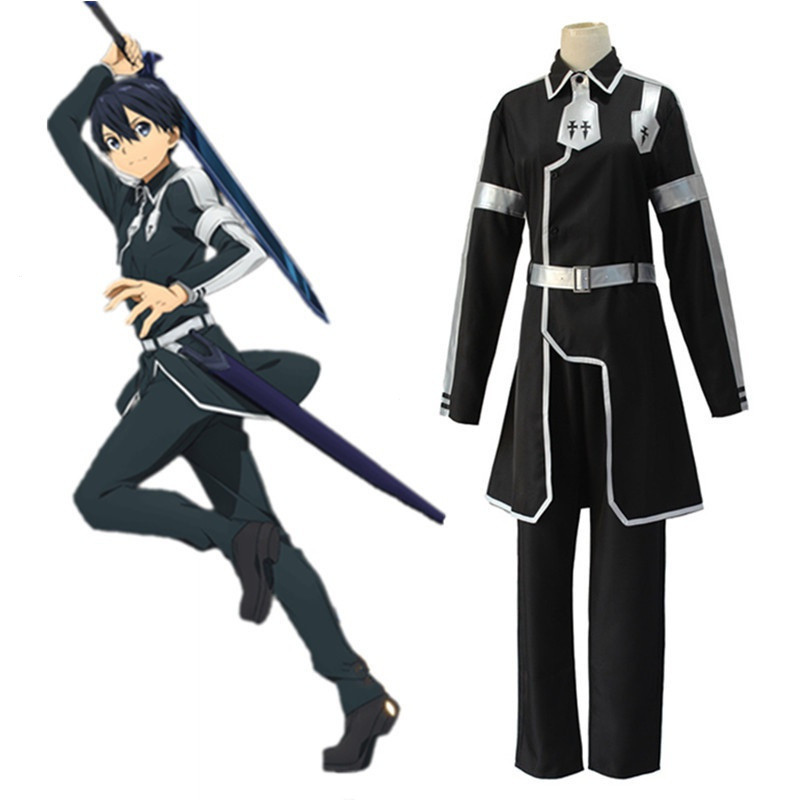 Amine Cosplay Costume Sword Art Online Cos Kirigaya Kazuto Alicization ...