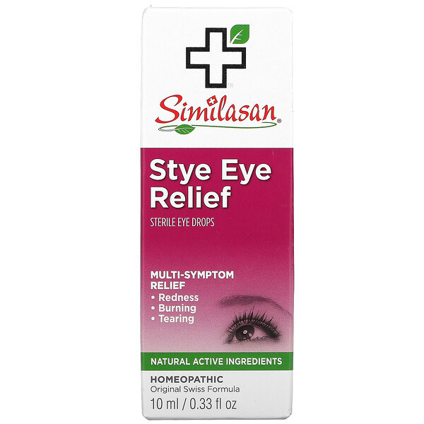 Similasan, Stye Eye Relief, Sterile Eye Drops, 0.33 fl oz (10 ml ...