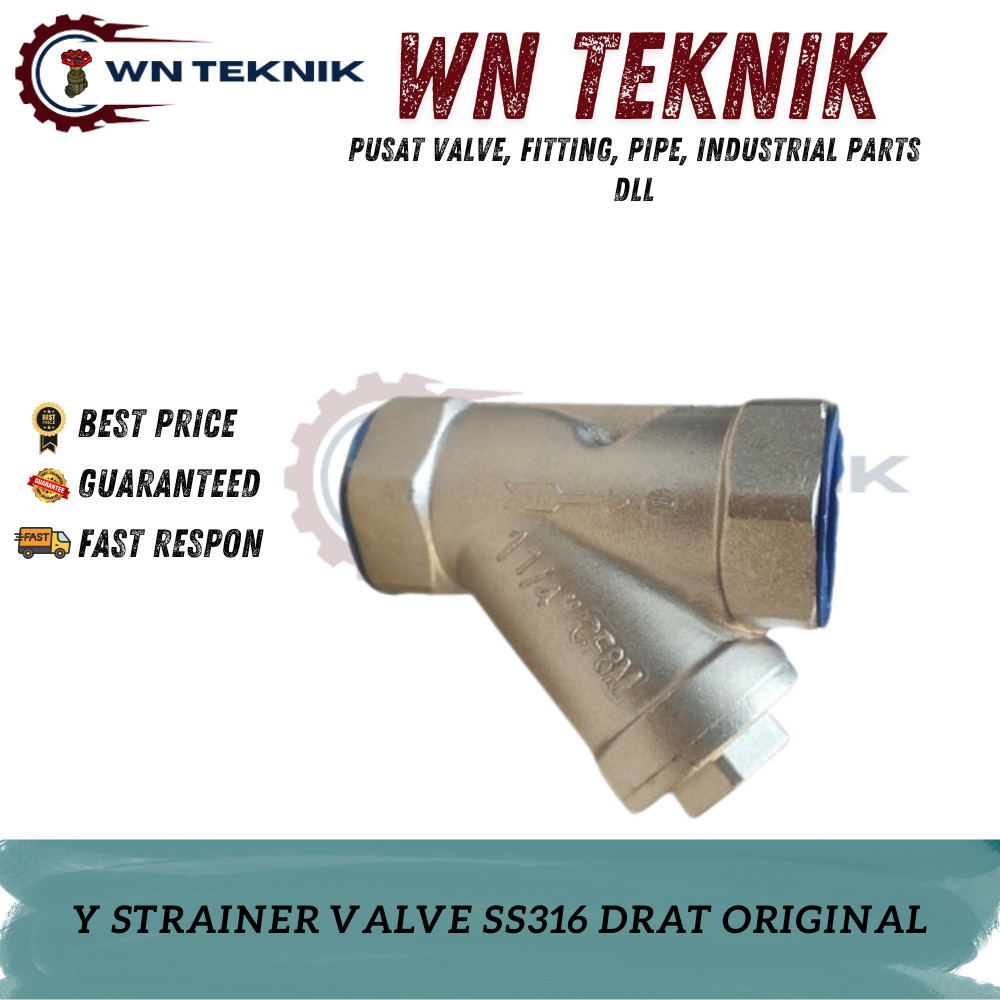Y STRAINER SS316 3/4" INCH 100% ORIGINAL THREAD | Shopee Singapore