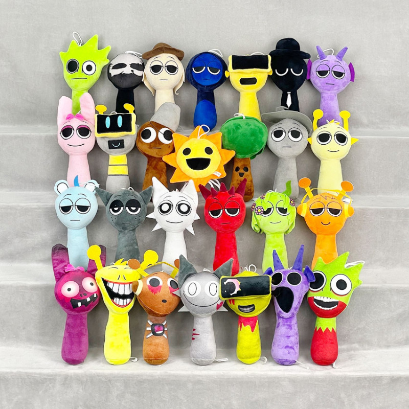 Sprunki Incredibox Sprunki Toy Sprunki Plush Doll 20cm Clukr Oren Plush ...
