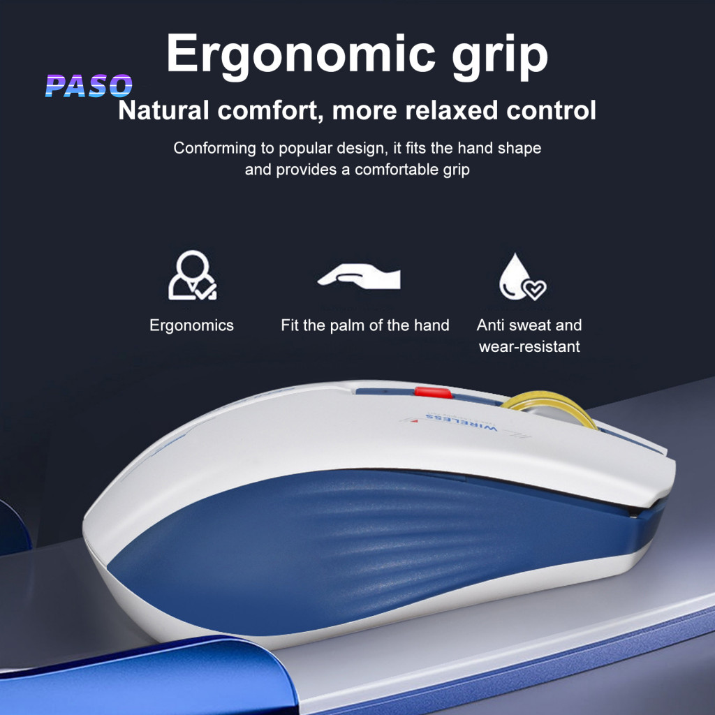 paso 2.4ghz Wireless Mouse Type-c Fast Charging Mouse Wireless ...