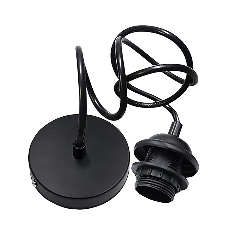 [Bec] Vintage Edison Lamp E27 Screw Base Hanging Pendant Light Fixture ...
