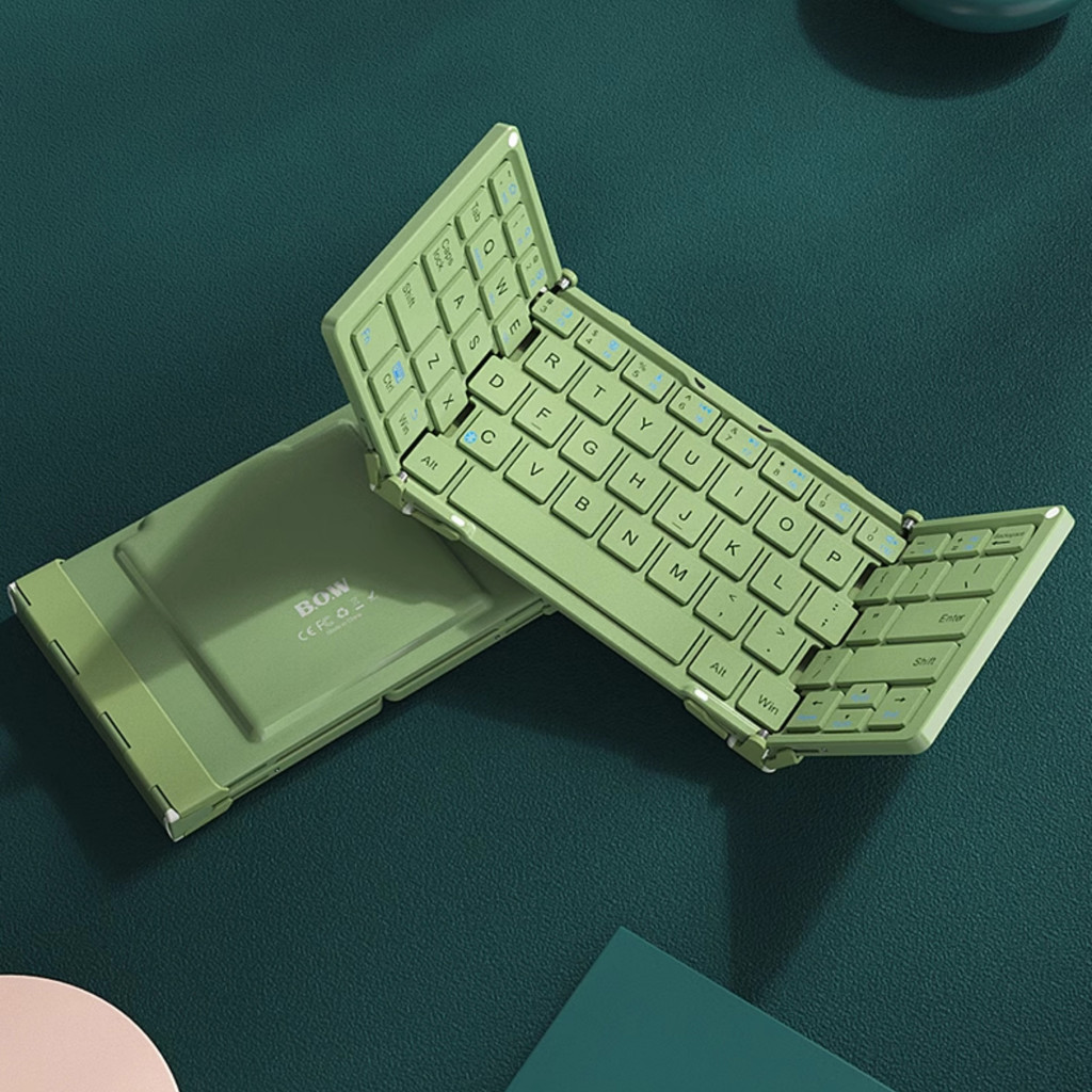 Three Foldable Bluetooth Keyboard Tablet Wireless External Notebook ...