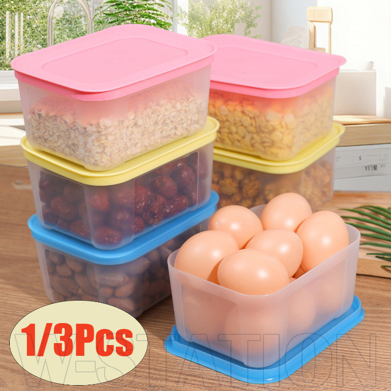 1/3Pcs Sealed Food Storage Containers - Microwavable PP Food-Grade ...