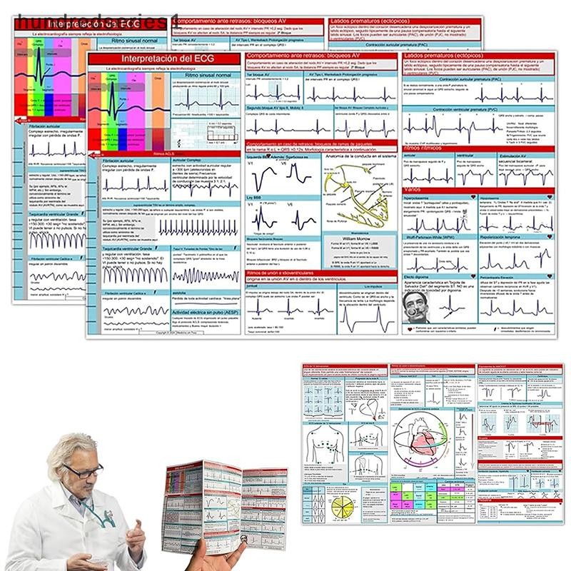 [HundredSeries] EKG Pocket Guide, EKG Rhythm Interpretation, Double ...