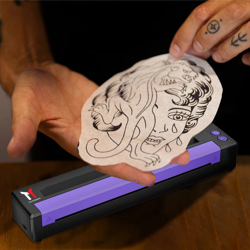 MHT-Large Paper Bin Design Portable Thermische Tattoo Stencil Printer ...