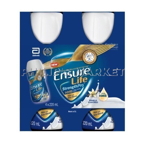 Abbott Ensure Life Strength Pro Liquid Vanilla (4 x 220ml) | Shopee Singapore