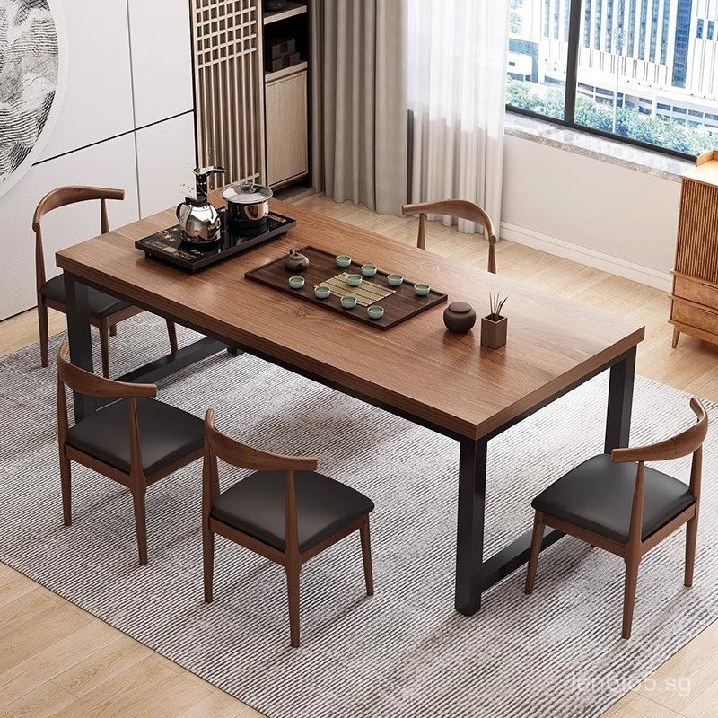 Tea Table Chair Combination One Table Five Chairs Simple Conference ...