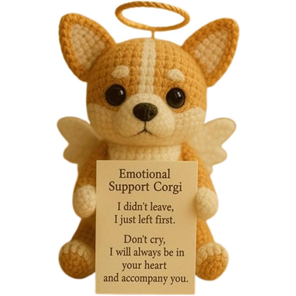 Shih Tzu Memorial Emotional Support Crochet, Positive Crochet Animals ...