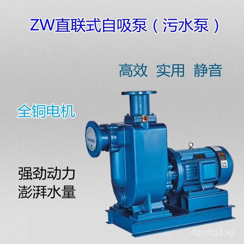 BZ Self-Priming Centrifugal Pump Large Flow Non-Clogging Water Pump380v ...