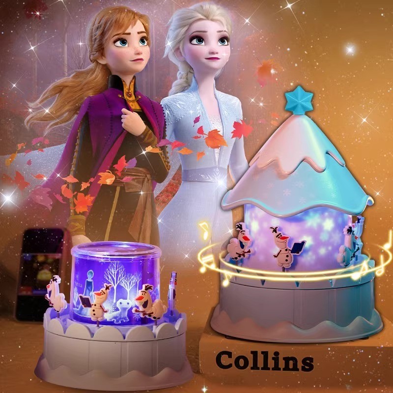 Hot sale Princess Elsa Star Light Projector Children's Music Music ...
