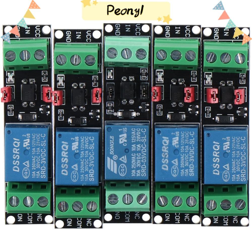 PDONY 5pcs Relay Module, 3V Relay 1 Channel Relay Module, Channel Optocoupler Control Board ...