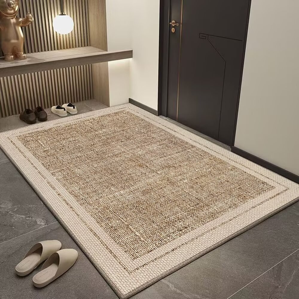 [48H Shipping] Solid Color Entrance Door Mat Shoes Changing Area ...