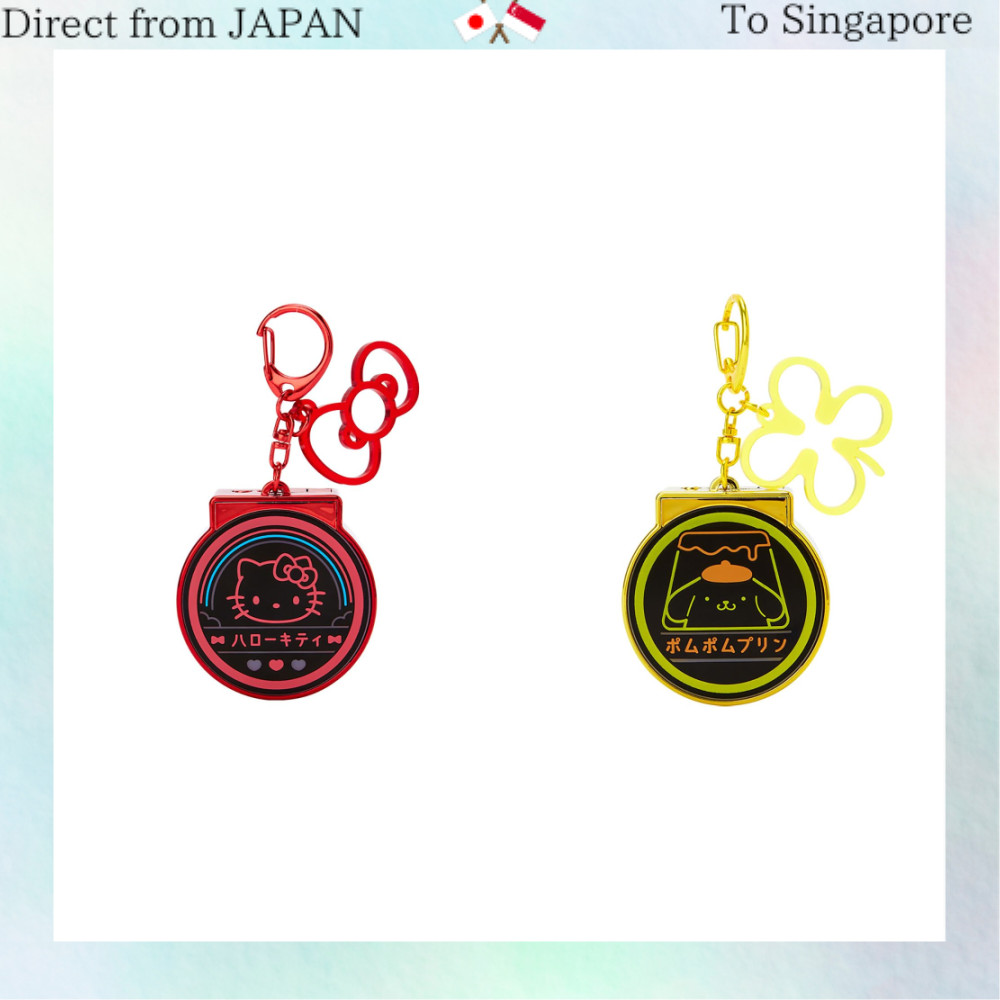Sanrio Pom Pom Purin Neon Style Light Keychain (Sanrio Vivid Neon ...