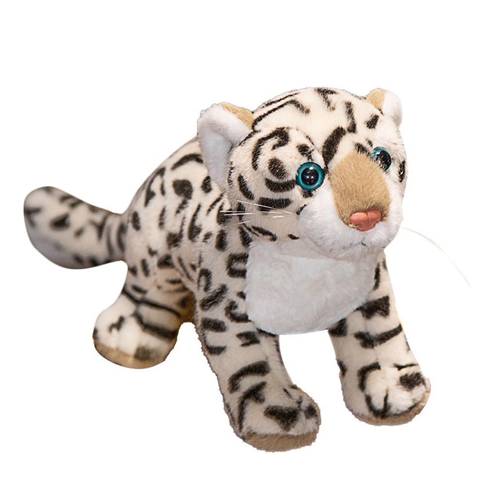 Realistic Snow Leopard Stuffed Animals Toys, 20.47 Inch Stuffed Snow ...