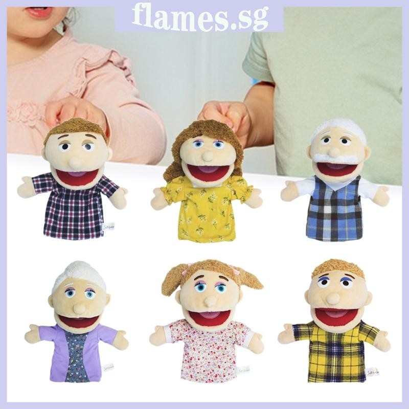 FL Family Doll Hand Puppet Story Telling Educational Hand Puppet for ...
