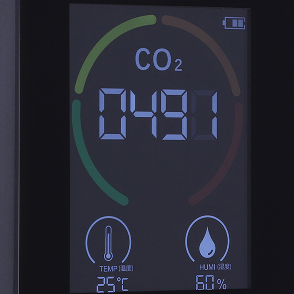 3 in 1 Digital CO2 Meter Air Quality Monitor Temperature Humidity ...