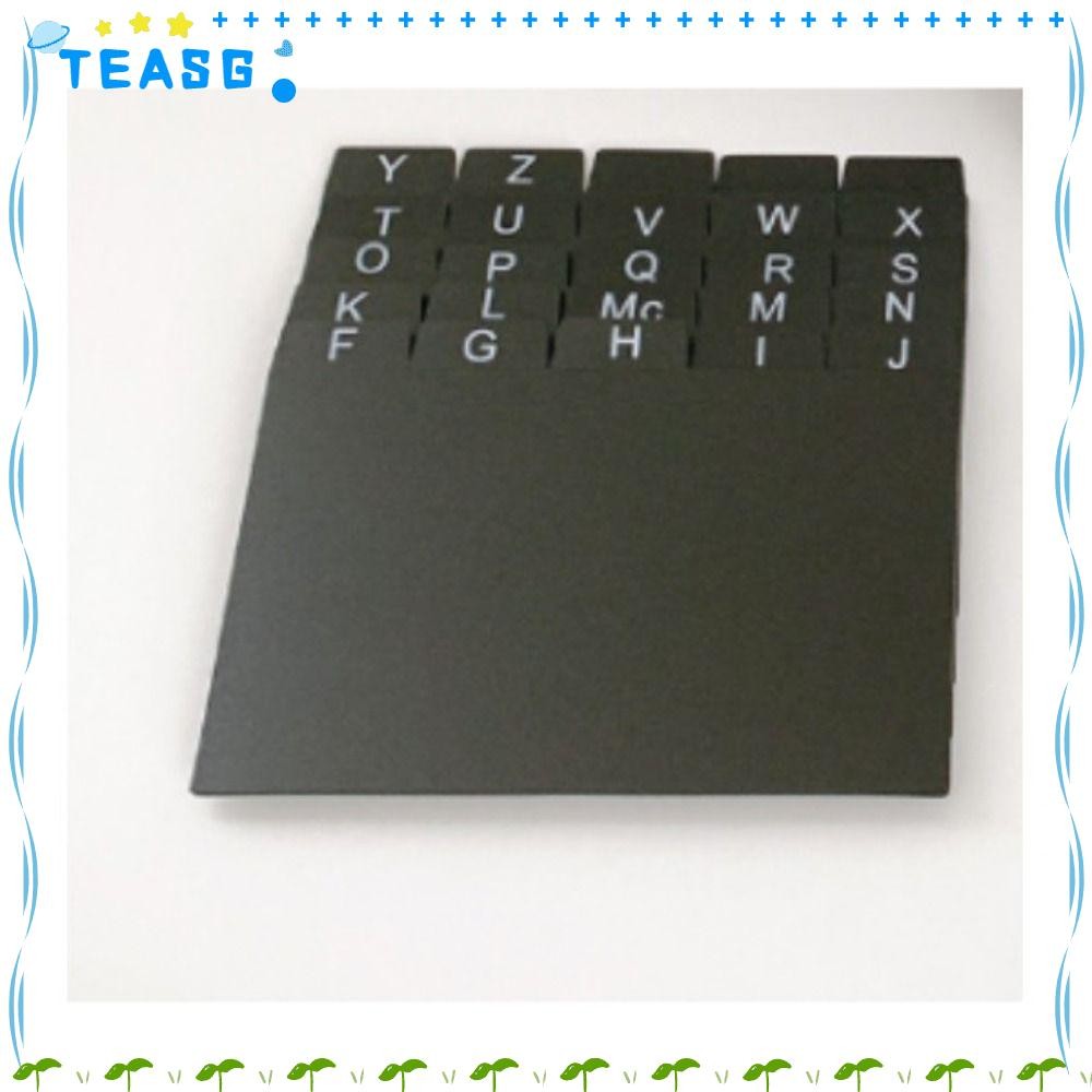 TEASG 30 PCS File Dividers, Alphabetical Blank Index Card Organizer ...