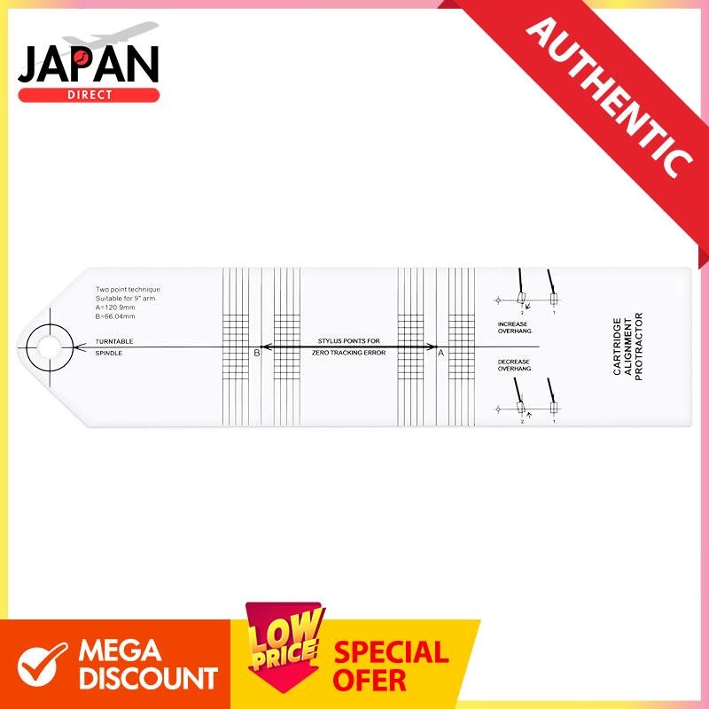 kwmobile Cartridge Alignment Protractor - Overhang Adjustment Tracking ...