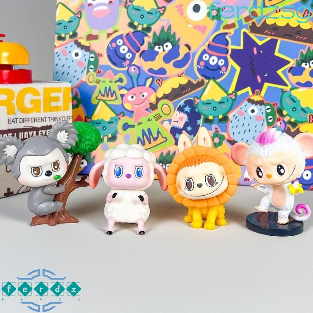 JENNIFERDZSG Labubu Figure Doll, Anime Mini Labubu Action Figure ...