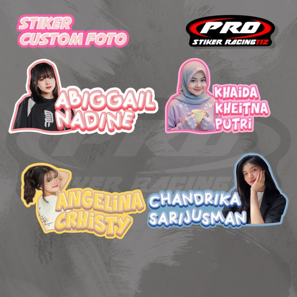 PHOTO & NAME STICKERS | SEED STICKERS WATERPROOF FACE STICKERS CUSTOM ...