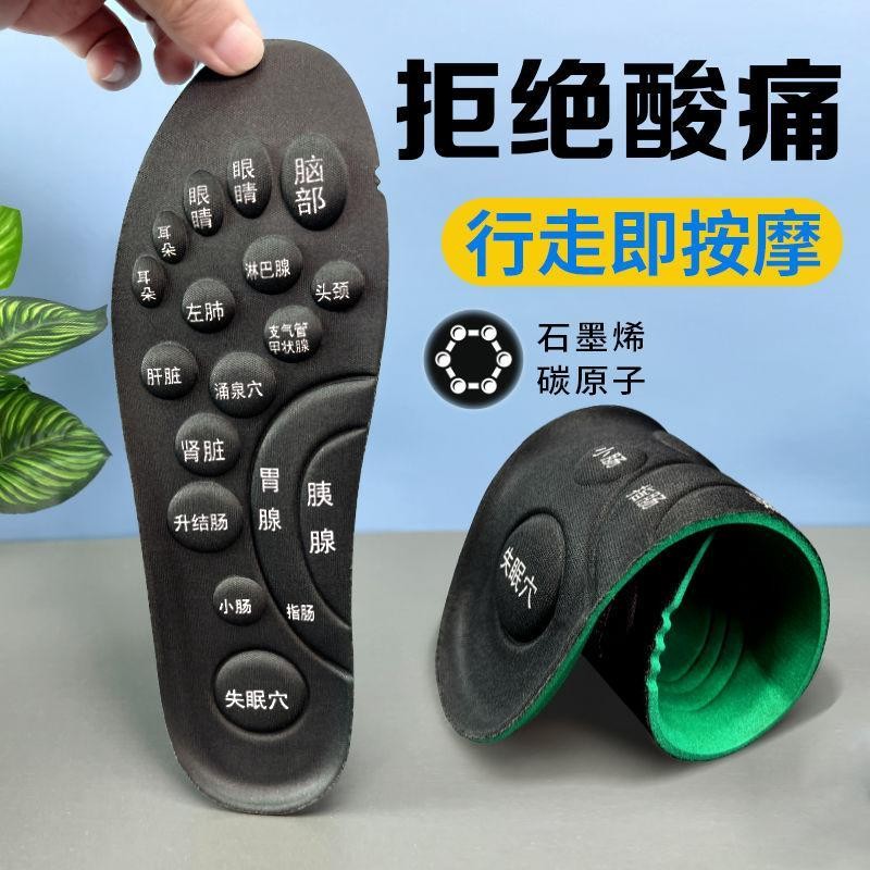Sockliner with Massage Function Clearing and Activating the Channels ...