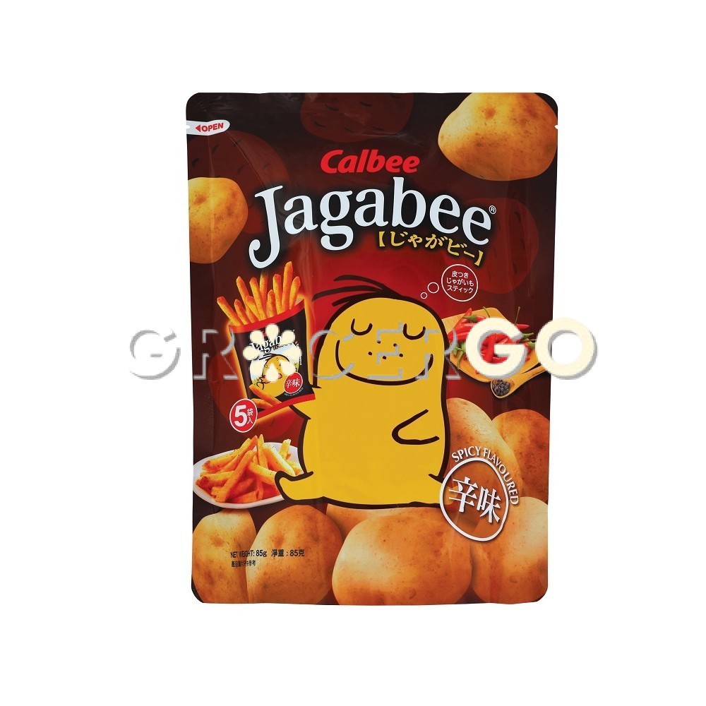 Calbee Jagabee Spicy Pouch Potato Sticks (5 x 17g) | Shopee Singapore