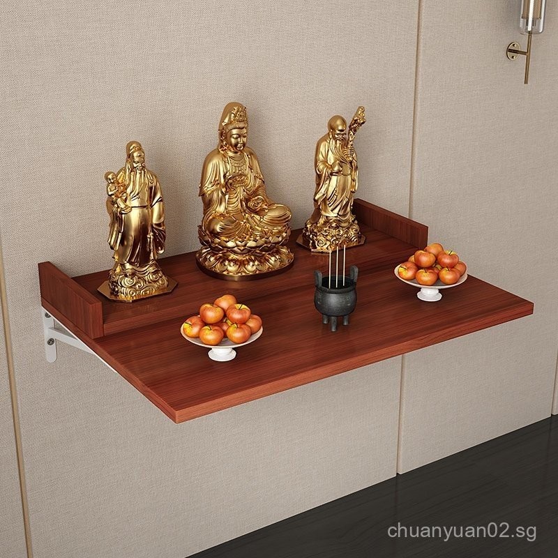 Wall-Mounted Buddha Shrine Buddha Cabinet Shrine Buddha Shrine Enshrine ...