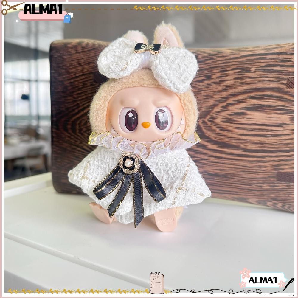 ALMA Labubu Cape Skirt Dress Suit, Cartoon|Labubu Doll Clothes, Cos ...