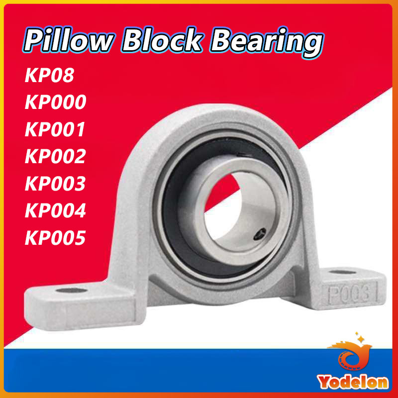 YOD KP08-KP005 Pillow Block Bearing Zinc Alloy Insert Linear Bearing ...