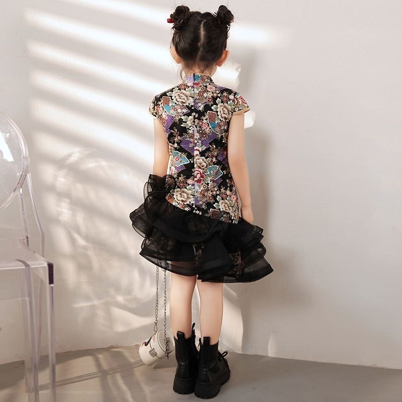 National Trendy Girls Cheongsam Chinese Model Domineering Catwalk ...