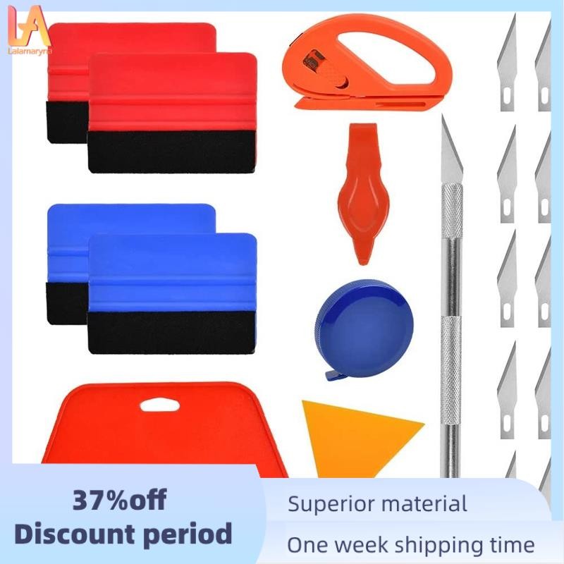 20 Pcs Car Vinyl Wrap Tool Kit, Wrap Squeegee Wallpaper Smoothing Tool ...