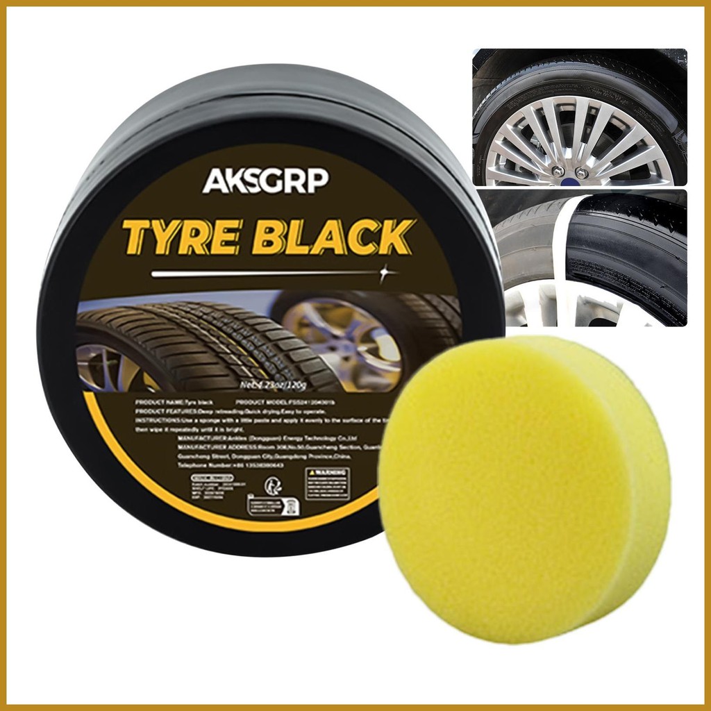 Wheel Shine for Car Tires Tire Cleaner Renovation Paste Tire Brightener ...
