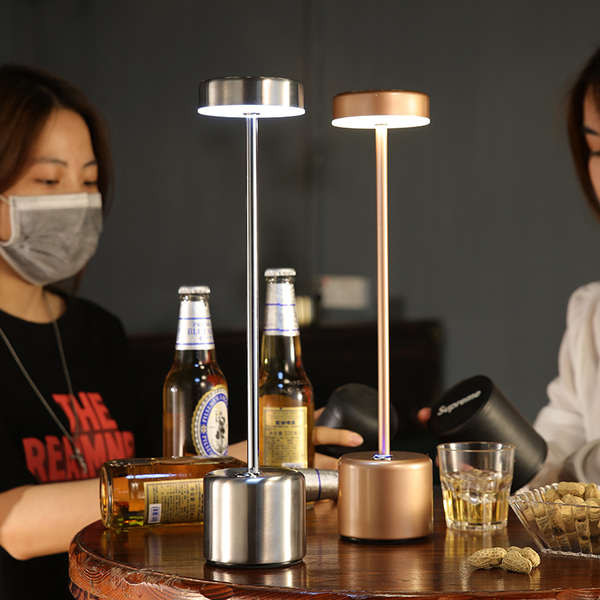 LED rechargeable bar table lamp, table atmosphere light, restaurant bar ...