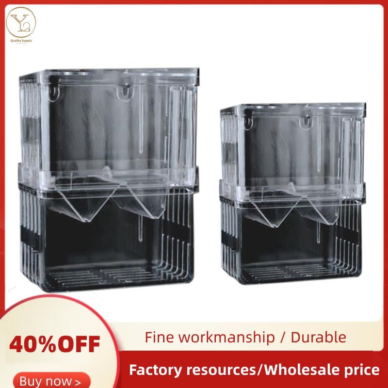 Aquarium Fish Breeder Box Bettas Fish Tank Fish Breeding Isolation Box ...