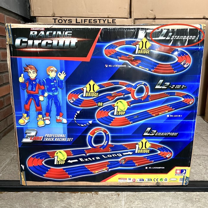 Tamiya Racing Mini 4WD Circuit Track 3 Big Tracks L1 L2 L3 (IMAGE) - L1 ...