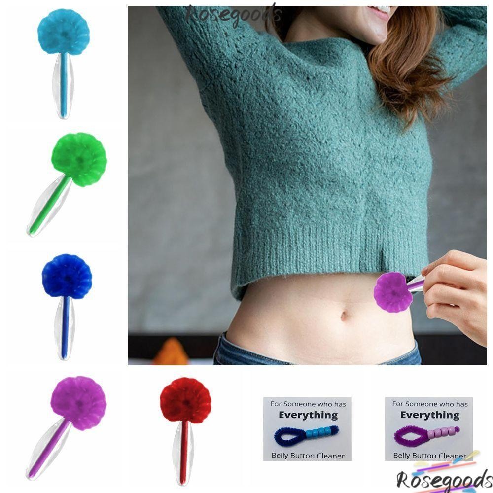 ROSE Navels Cleaner, Funny ABS Belly Button Cleaning Brush, Portable ...