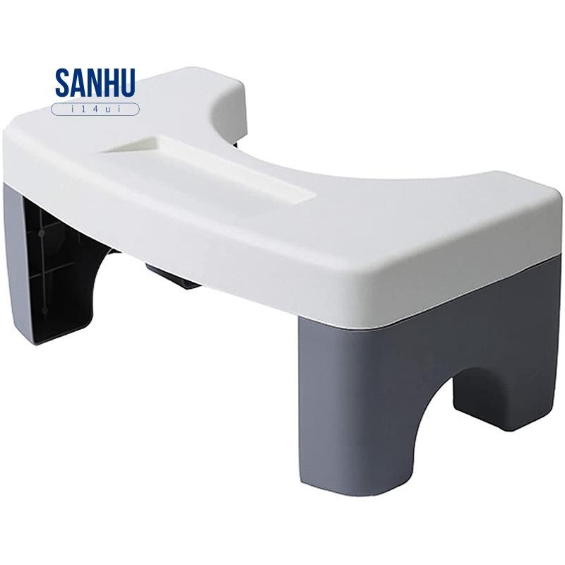 Toilet Stool, Poop Stool Adult, Foldable Toilet Step Stool, Easy Wash ...