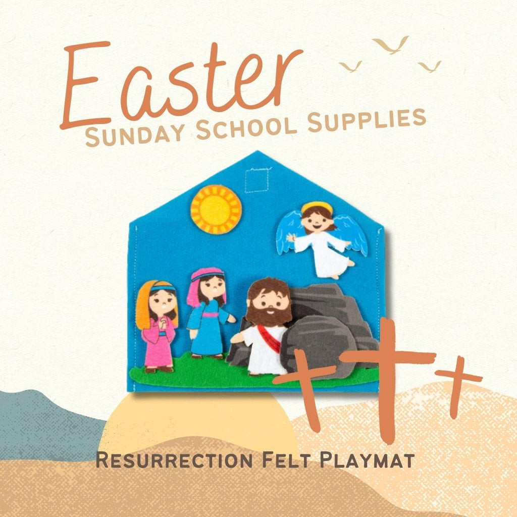Resurrection Felt Playmat | Easter | Bible Story Resource | Christian ...