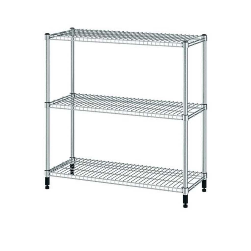 IKEA OMAR Shelving unit, galvanised, 92x36x94 cm | Shopee Singapore