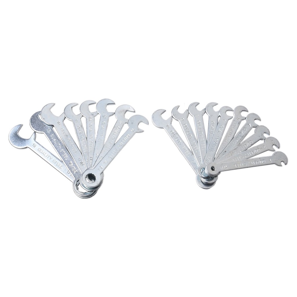 FSFO_18pcs 1-18mm Mini Box Ratchet Wrench Set Portable Spanner Repair ...