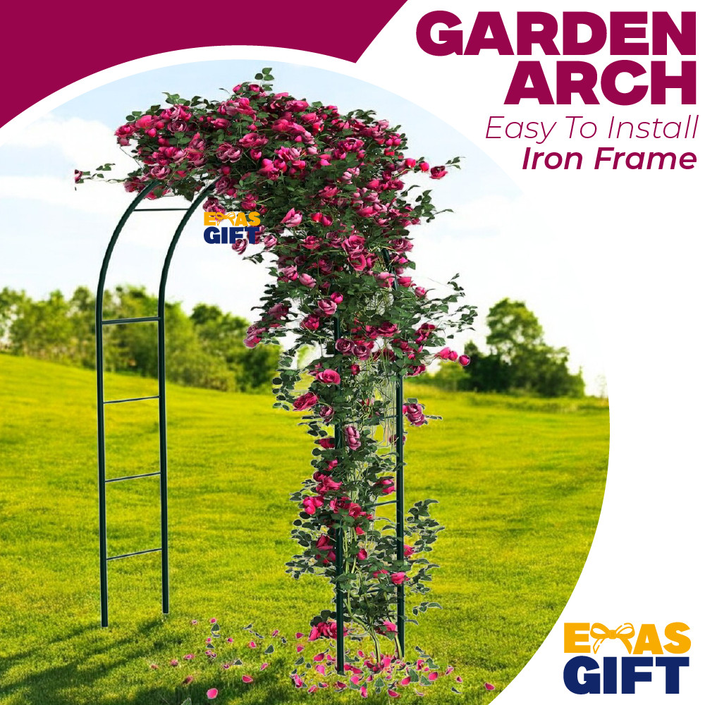 Outdoor Arch Iron Garden Rack Wrought Iron Trellis Climbing Plants Arch ...