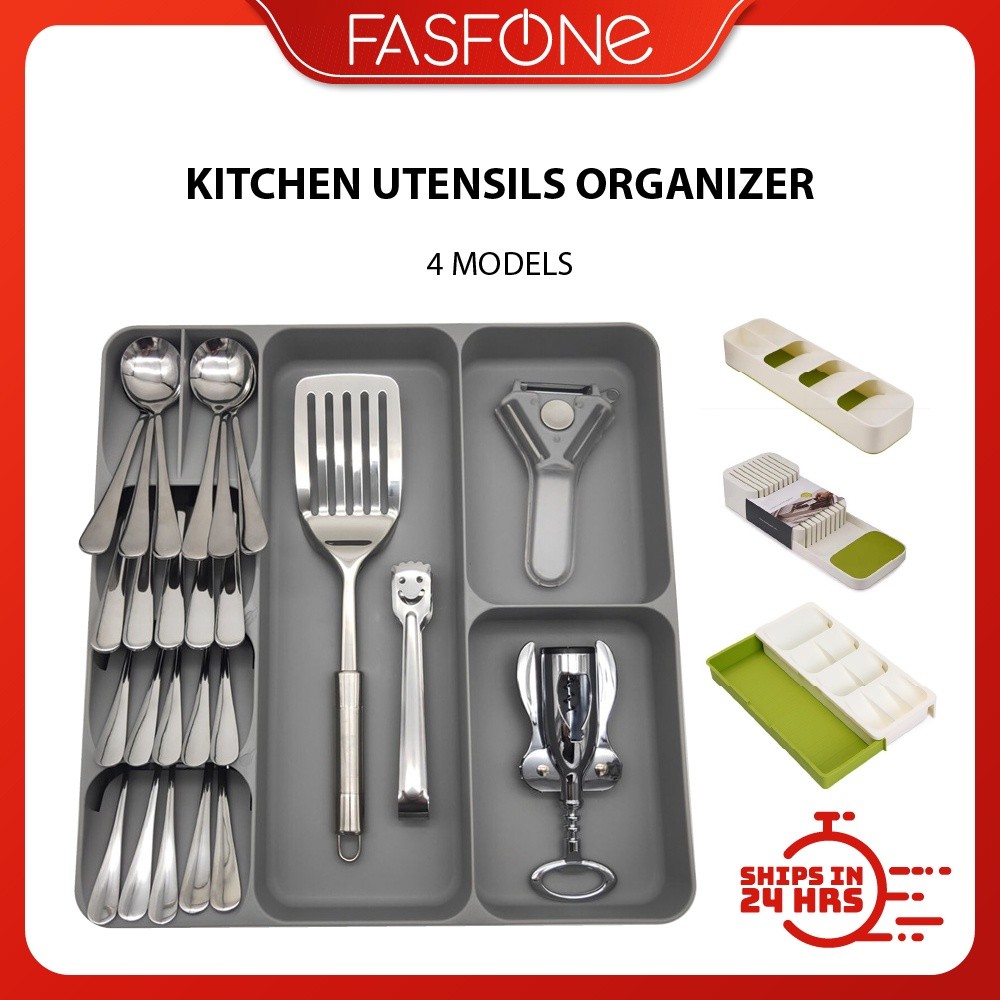 Drawer Cutlery Utensils Tray Storage Organiser Drawer Kitchen Tool ...