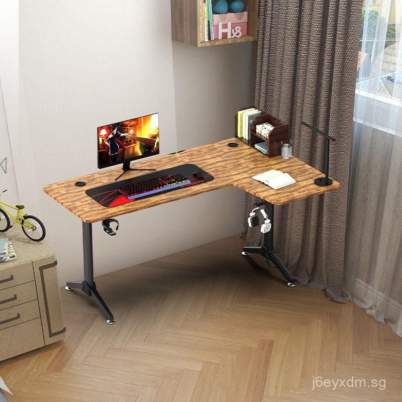 Game tables L Type Corner Gaming Table Desktop Computer Desk Desk ...