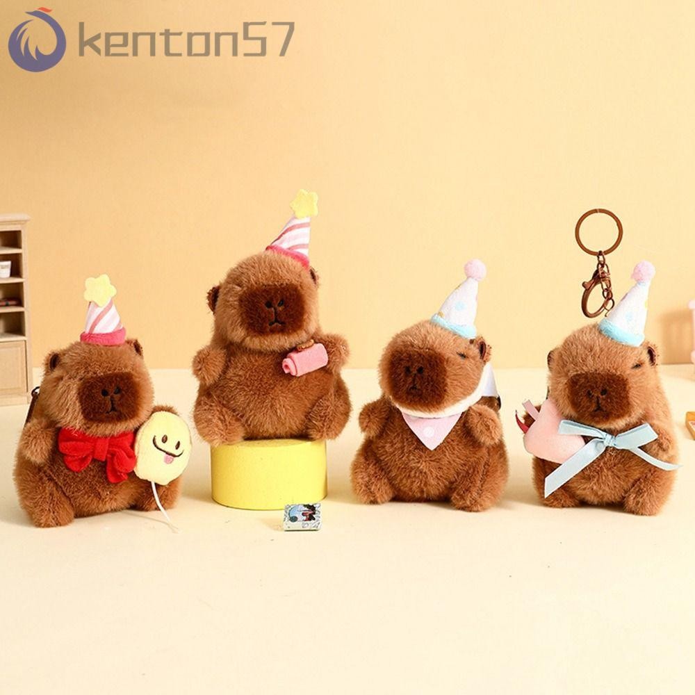 KENTON Plush Capybara Dolls, Happy Birthday Cartoon Plush Capybara ...